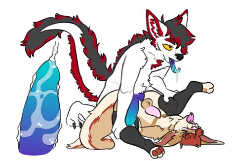 Rule 34 2 Penises Anthro Big Penis Black Hair Canid Canine