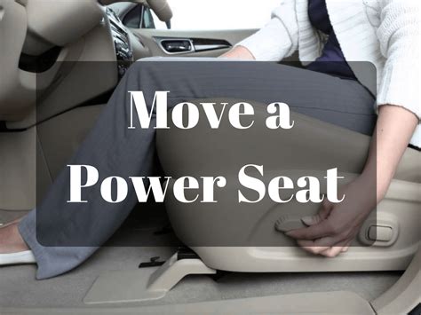 Can You Manually Move An Electric Car Seat Osvehicle