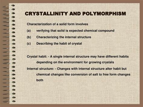 Preformulation Polymorphism Ppt Download