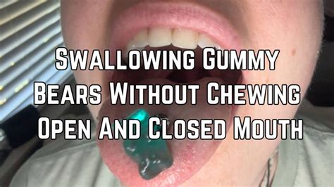 Phoenix Bates Swallows Gummy Bears Without Chewing 1080p Candy Mouth Fetish Extreme Close