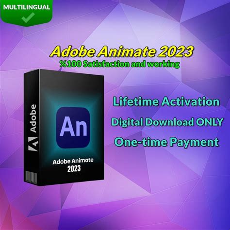 Adobe Animate 2023 Lifetime Activation Full Version Etsy Canada