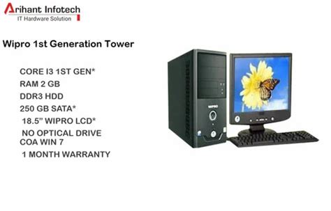 Core 2 Duo Second Hand Used Wipro Desktop Memory Size RAM 2GB 1 Month At Best Price In Mumbai