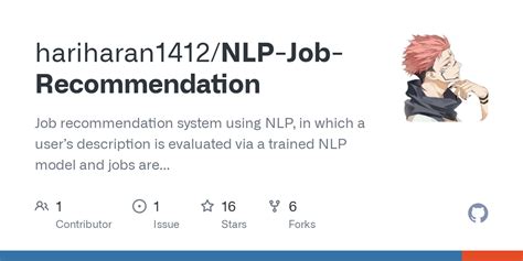 github hariharan1412 nlp job recommendation job recommendation