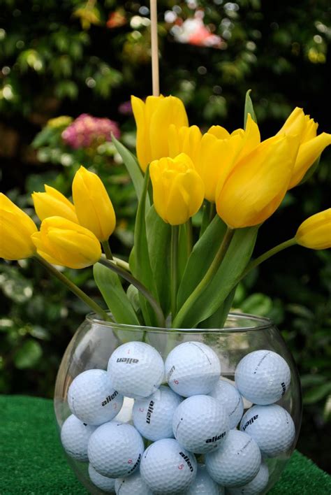 Golf Centerpieces For A Happy Fore Tee Event