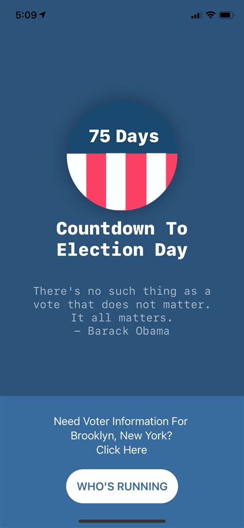 Election Day Ios App Made With Swiftui Swift Swiftui Ios Adafruit Industries Makers