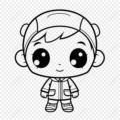 인쇄 가능한 귀여운 소년 색칠 페이지 벡터소음 없음신발류 Png 일러스트 무료 다운로드 Lovepik