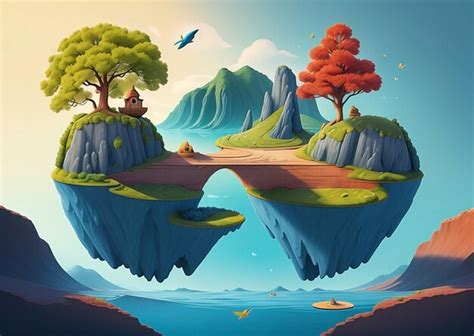 Premium Ai Image Surrealism Background