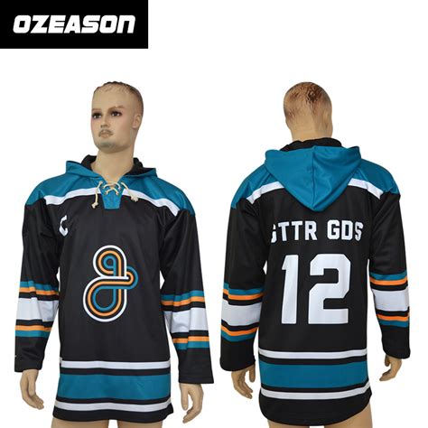 Custom Sublimated Printing Professional Goalie Hockey Jersey Reversible