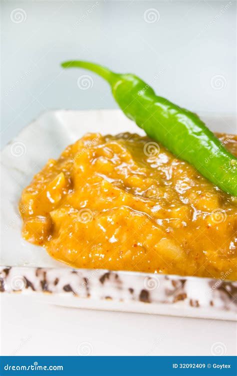 Soya Paste Stock Image Image Of Green Spicy Paste 32092409