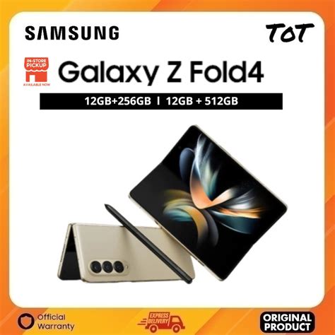 SAMSUNG Galaxy Z Fold 4 5G 12GB 256GB 512GB L 7 6 Inch QXGA Dynamic AMOLED 2X L 6 2 Inch HD
