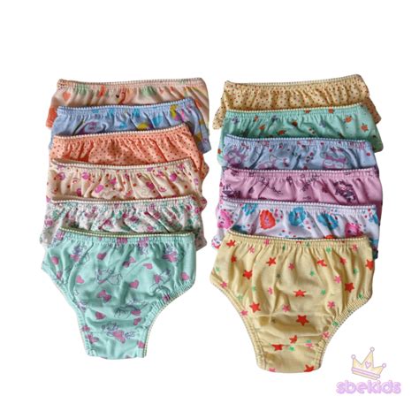 Excelente Kit Calcinhas Infantil Menina Crian A Calcinha Feminina Infantil Conforto Shopee