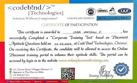 Loga Varshini Prabakar On Linkedin Corporatetraining Aptitudetest