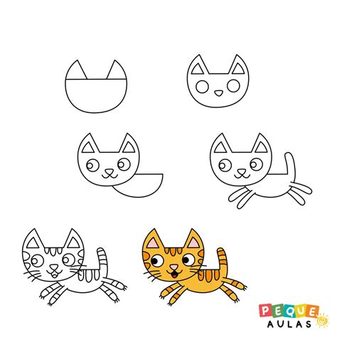 Dibuja Un Gato Atigrado Paso A Paso ¡fácil Y Divertido 🐱