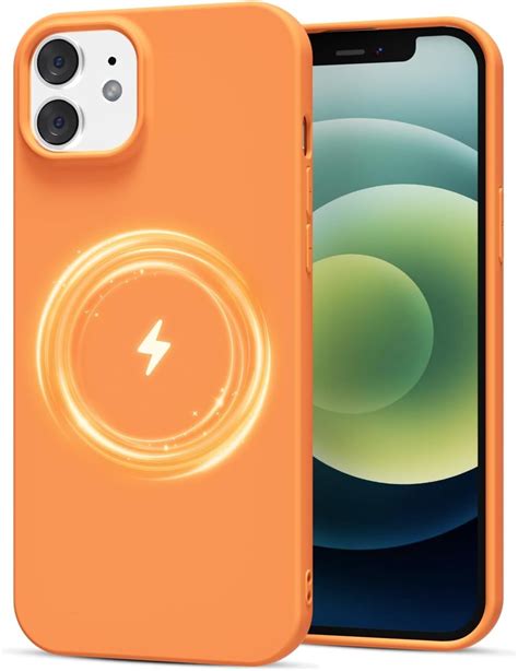 Dweffa For Iphone 12 Pro 12 Case Silicone Compatible With Magsafe Cute Thin Slim Magnetic Soft