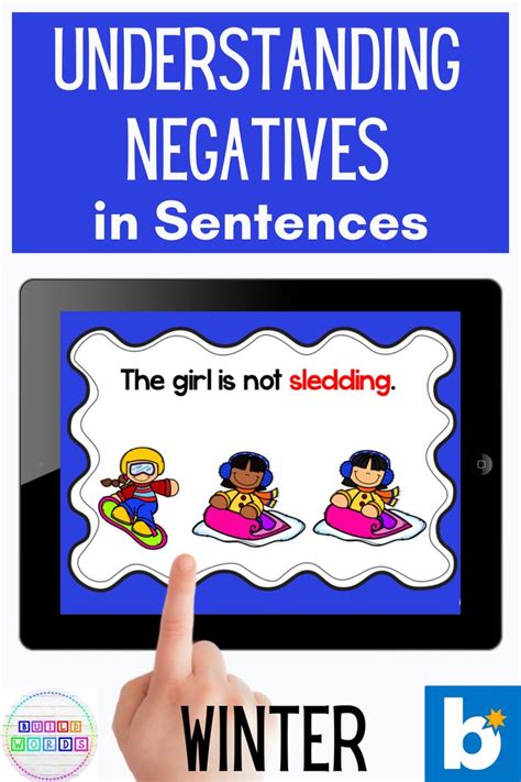 Winter Speech Therapy Negation Understanding Negatives In Sentences