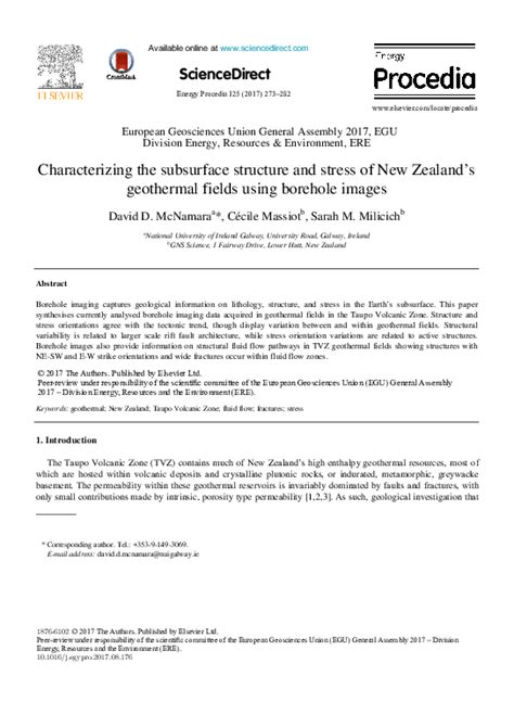 Pdf Characterizing The Subsurface Structure And Stress Of New Zealand