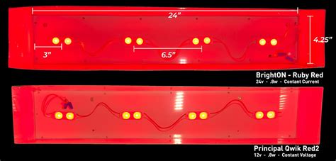 The Brighton Ruby Red Vs Principal Led Qwik Mod Red Shootout General