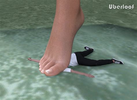 Rule 34 Barefoot Crush Feet Giantess Gts Render Shrunken Male Squish