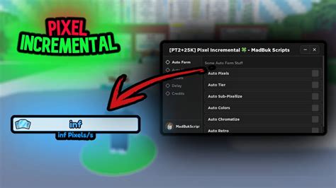 Pixel Incremental Op Script Hack [auto Pixels Auto Upgrades More ] Youtube