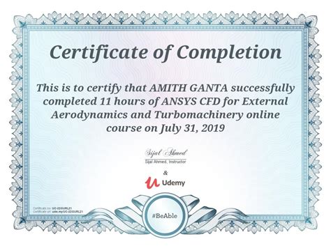amith ganta on linkedin udemy course completion certificate