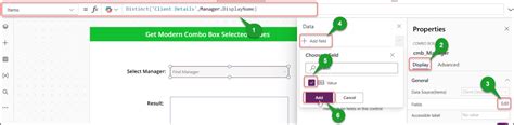 How To Get Modern Combo Box Selected Values In Power Apps