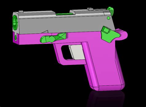 Free Stl File 1911 Toy Pistol 🔫・3d Printer Model To Download・cults