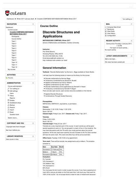 Pdf Discrete Structures And Applications Carletonca · Discrete