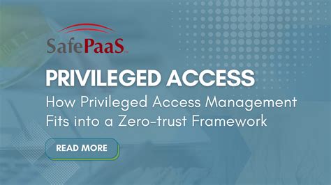 Privileged Access Management And Zero Trust Safepaas