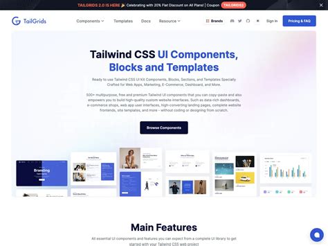 Tailgrids React By Tailgrids A React Template Built At Lightspeed