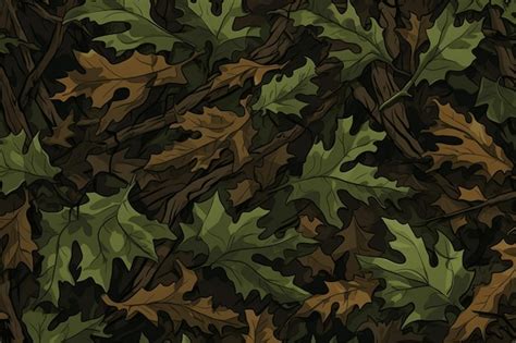 Premium Ai Image Master The Art Of Concealment Unveiling An Optimal 32 Woodland Camouflage