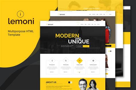Lemoni Multipurpose Html5 Template Cromur