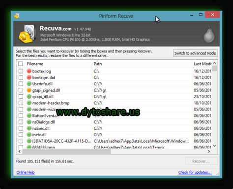 Recuva Piriform Portable Recoveryer