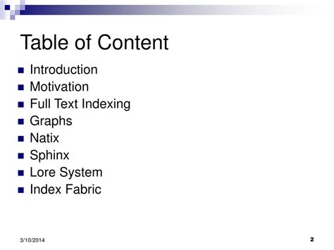 PPT XML Indexing Structure PowerPoint Presentation Free Download ID