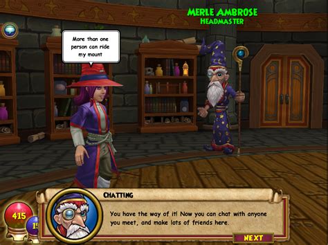 Ok Merle R Wizard101
