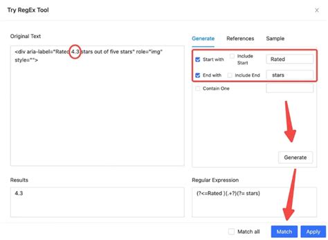 Regex로 Html 태그를 매치하는 방법 Octoparse