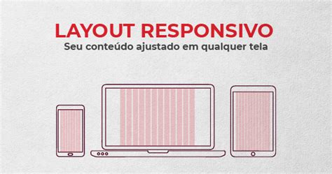 Layout responsivo Seu conteúdo ajustado em qualquer tela