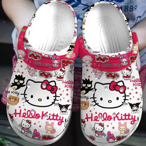 Hello Kitty Clogs Design By Crocodile