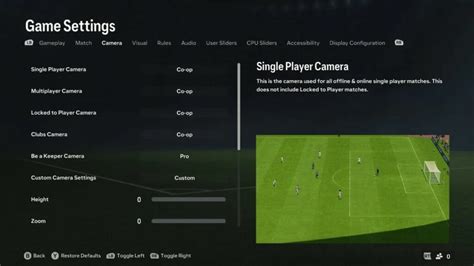 Detail Setting Camera Terbaik Untuk Ea Fc 24 One Esports Indonesia