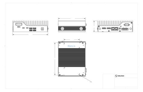 Onlogic Helix 401 Hx401 Mounting Dimensional Drawings Online
