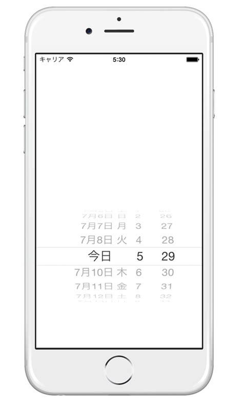 Objective C Datepicker（デイトピッカー） Iscene ページ！