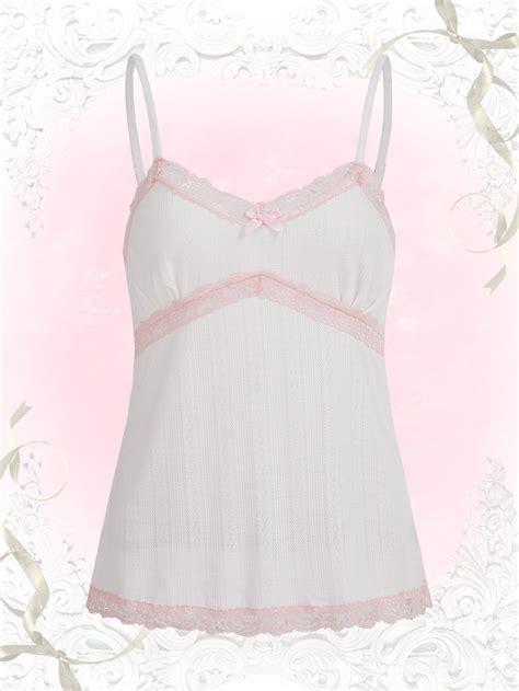 White Casual Collar Knitted Fabric Plain Cami Embellished High Stretch