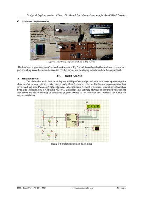 Design And Implementation Of Controller Based Buck Boost Converter For Small Wind Turbine Pdf