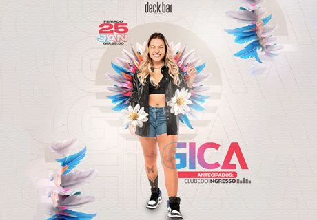 Gica no Deck em São Paulo Evento ON