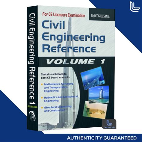 Original Civil Engineering Reference Volume 1 For Ce Licensure Exam Dit Gillesania Shopee