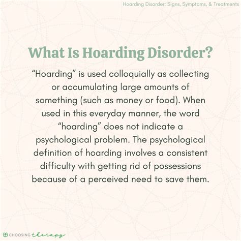 Hoarding Disorder Signs Symptoms And Treatments