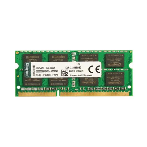 رم لپ تاپ Ram 1333 Ddr3 Pc3 Kingstonظرفیت 8 گیگابایت رتروشاپ فروشگاه آنلاین قطعات کامپیوتری