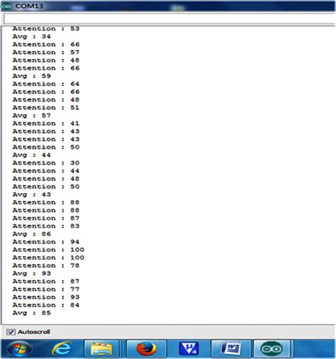 Controlling Led With Your Brain Attention Using Brainwave Starter Kit And Arduino Platform