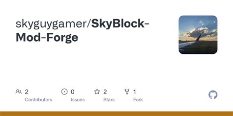 GitHub Skyguygamer SkyBlock Mod Forge