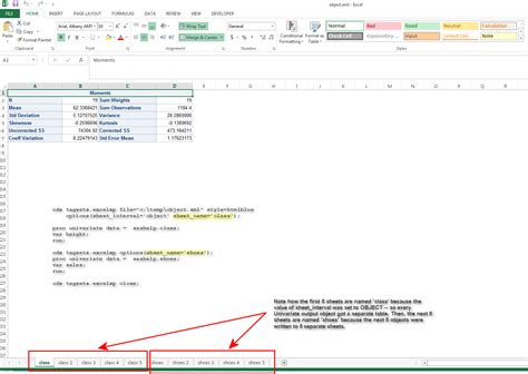 Excel Sheets Through Ods Sas Support Communities