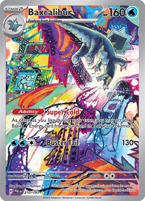 Baxcalibur Price And Card Details — Paldea Evolved Tcg Stacked